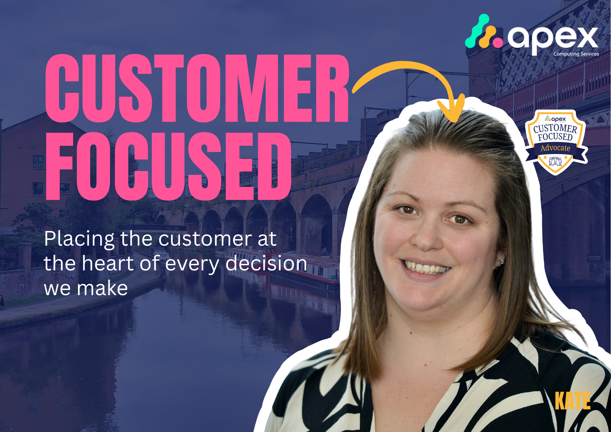Meet Our Customer Focused Advocate... Kate #ApexValues